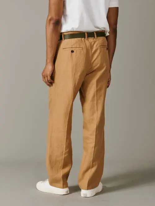Aubin Belvedere Relaxed Linen Trousers