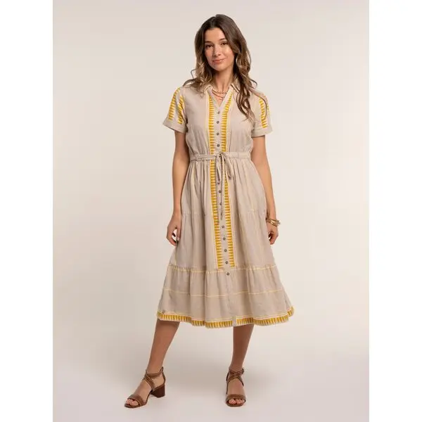 BRAKEBURN Palmira Midi Dress - Multi