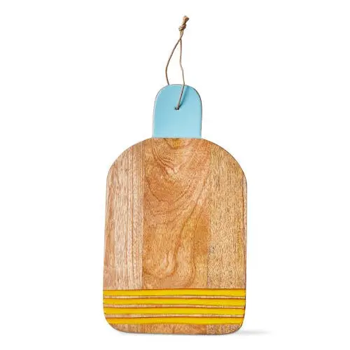TAG Cabana Stripe Board Large Multi Mango Wood Summer - Multicolored