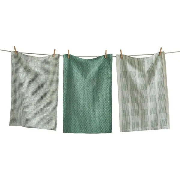 TAG Be Brave Be Kind Pouch Set Of 2 - Green