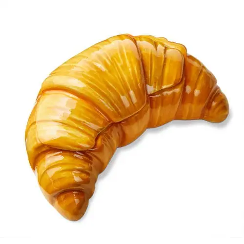 TAG Croissant Lidded Trinket Box Earthenware Everyday - Brown
