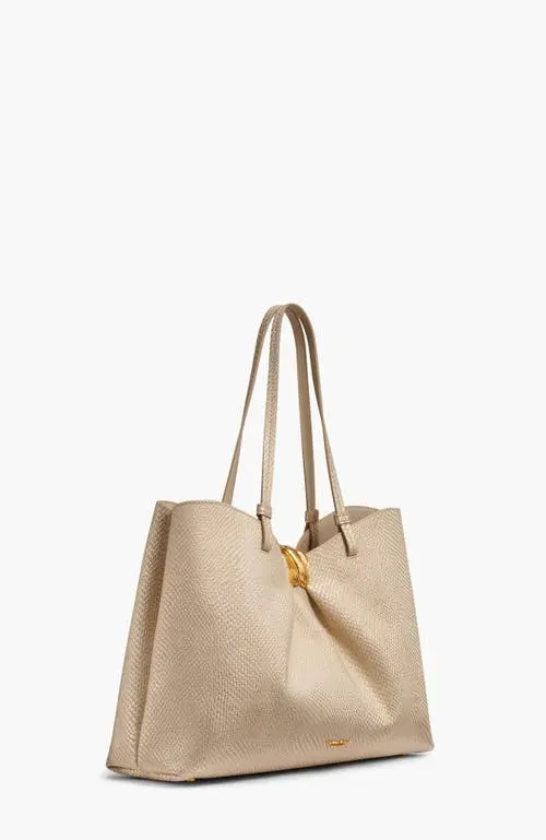 Donna Karan New York Cambric Snake Embossed Leather Tote
