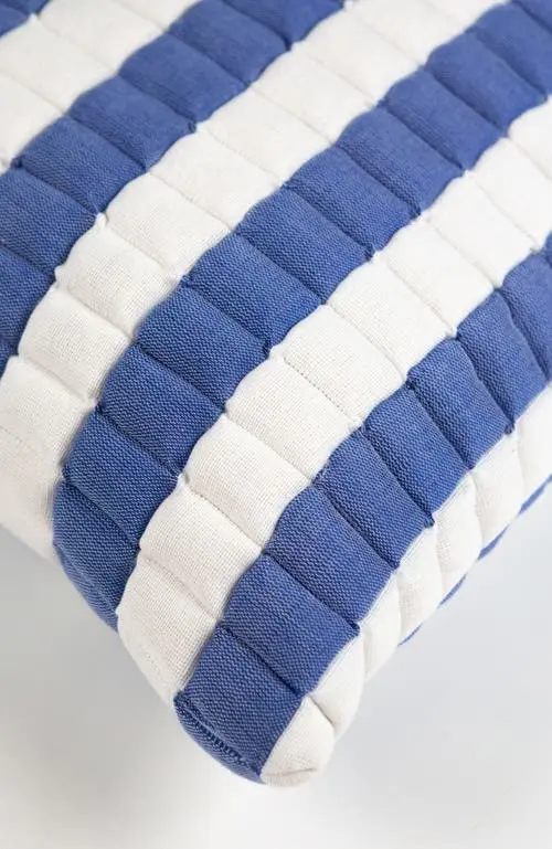 ARCHIVE NEW YORK Quilted Sujani Striped Throw Pillow