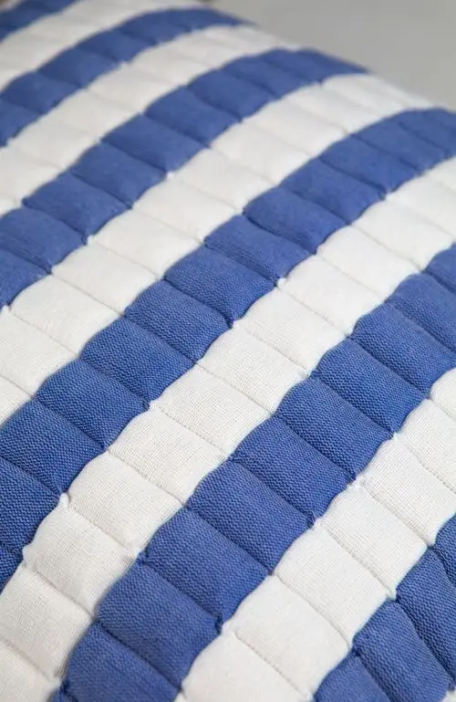 ARCHIVE NEW YORK Quilted Sujani Striped Throw Pillow
