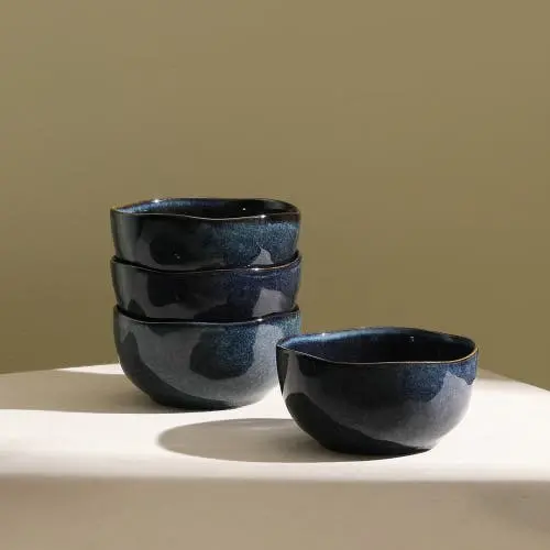 STONE + LAIN Mirella Stoneware 4-piece Bowl Set