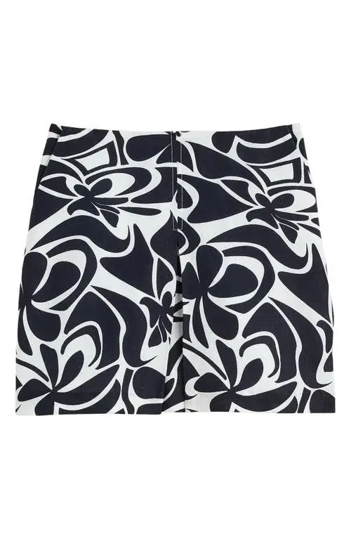 Madewell Pleated Linen Miniskirt