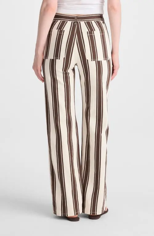 Madewell The Emmy Stripe Wide Leg Pants