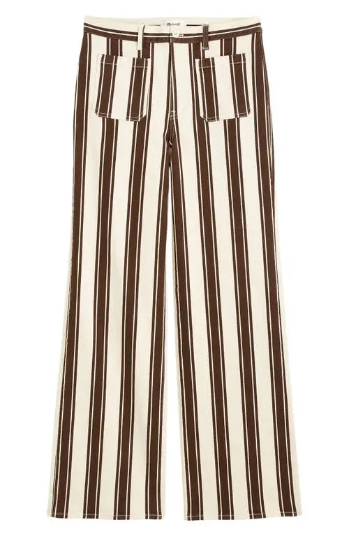 Madewell The Emmy Stripe Wide Leg Pants