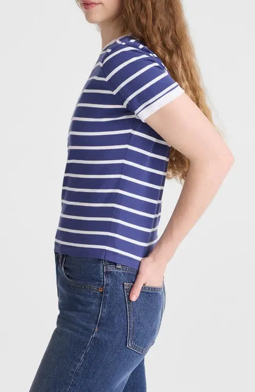 Madewell Allday Stripe Crewneck Baby Tee