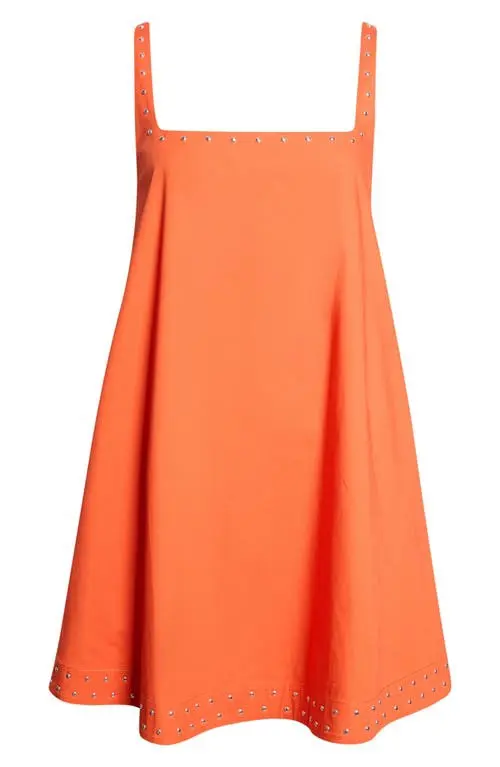 Staud Brio Studded Swing Minidress