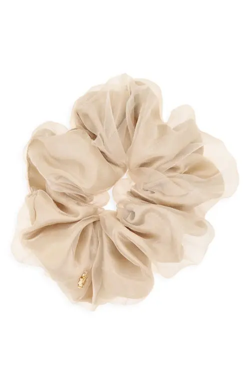 Lele Sadoughi Oversize Scrunchie - Latte