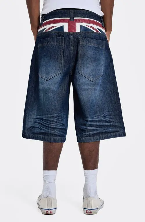 JADED LONDON Kingdom Colossus Baggy Denim Shorts