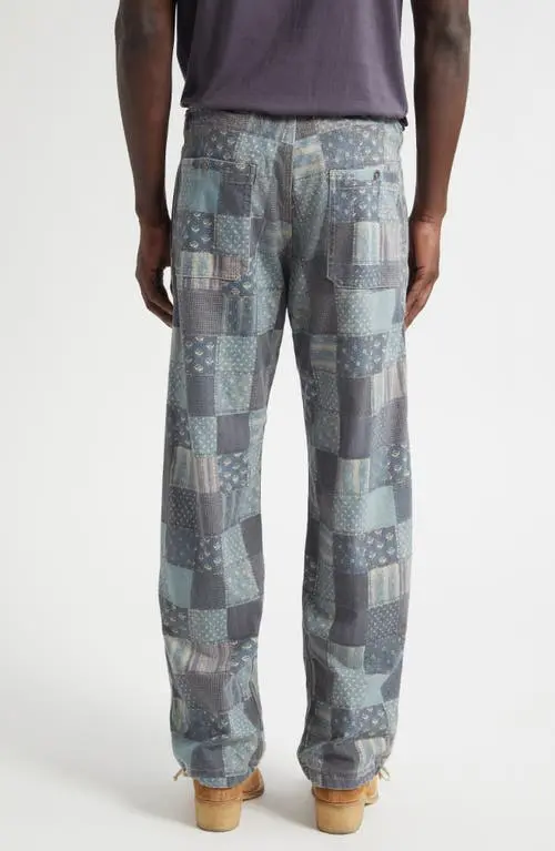 Double Rl Patchwork Trompe L'oeil Jersey Joggers