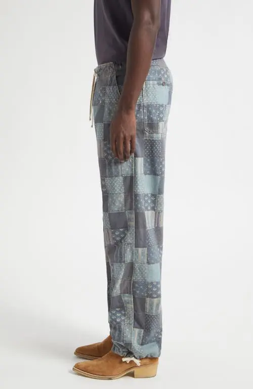 Double Rl Patchwork Trompe L'oeil Jersey Joggers