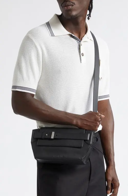 Jacquemus Le Messenger Capri Leather Crossbody Bag