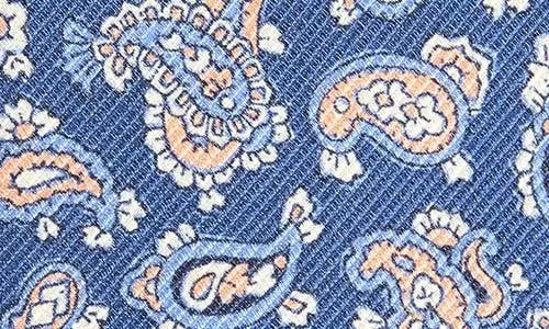 David Donahue Paisley Print Silk Twill Tie