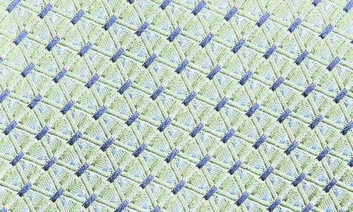 David Donahue Geometric Jacquard Silk Neck Tie