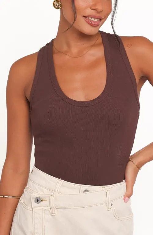 PETAL & PUP Racerback Ribbed Tank