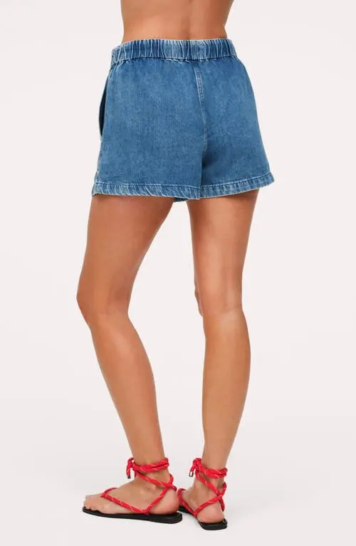 NUUDS Tie Waist Denim Shorts