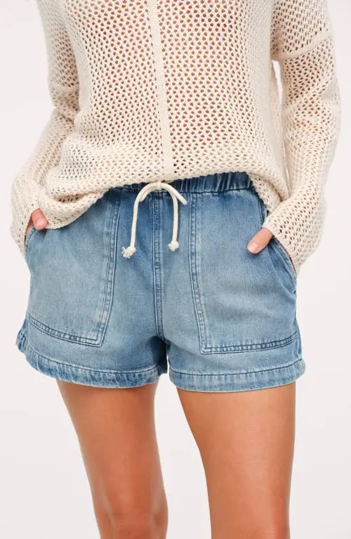NUUDS Tie Waist Denim Shorts