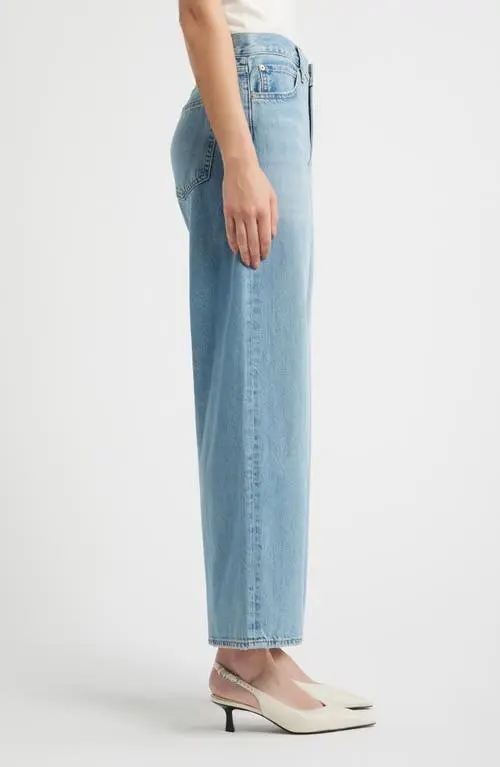 FRAME The Pixie Off Duty Stroll High Waist Relaxed Straight Leg Jeans