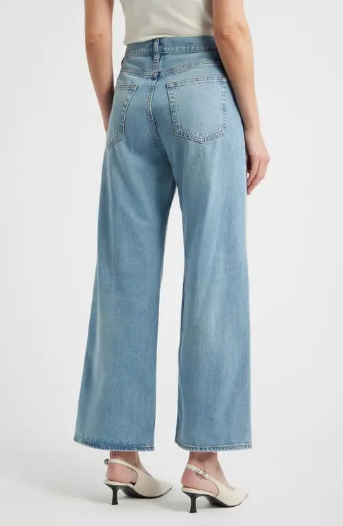 FRAME The Pixie Off Duty Stroll High Waist Relaxed Straight Leg Jeans - Frey
