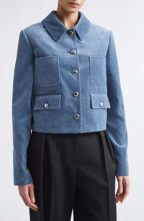 Altuzarra Astley Cropped Denim Jacket