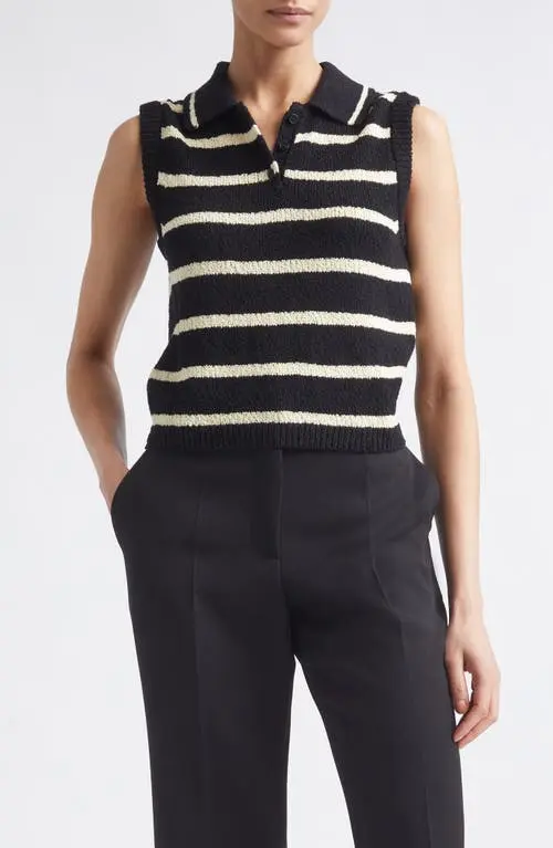 Altuzarra Sleeveless Cowl Neck Knit Top - Black