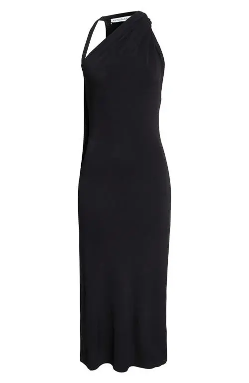 Altuzarra Mitchell Scarf Halter Knit Maxi Dress