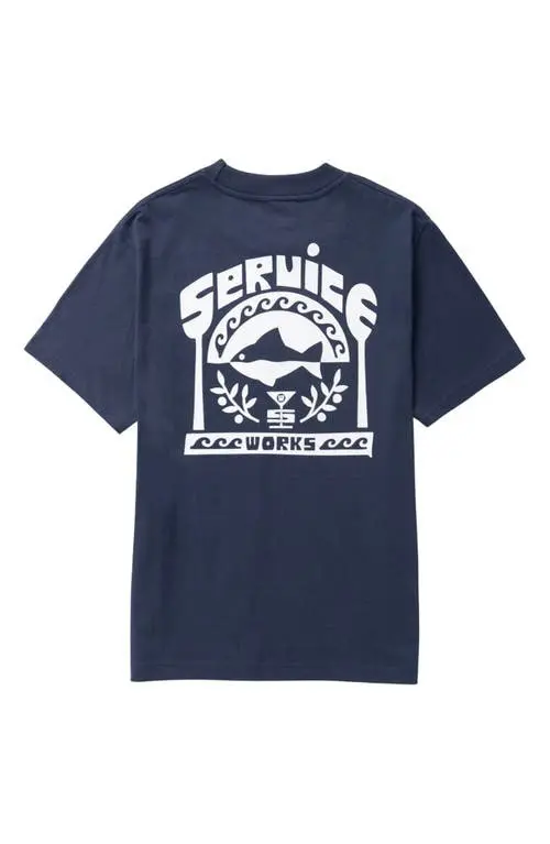 SERVICE WORKS Milos Graphic T-shirt