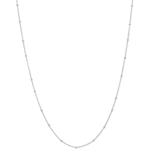 Adina Reyter Saturn Chain Necklace - Silver