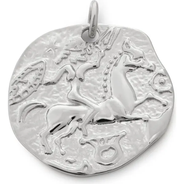 Monica Vinader Goddess Coin Pendant - Sterling Silver