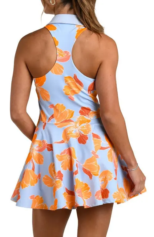 La Blanca Outline Floral Tennis Dress