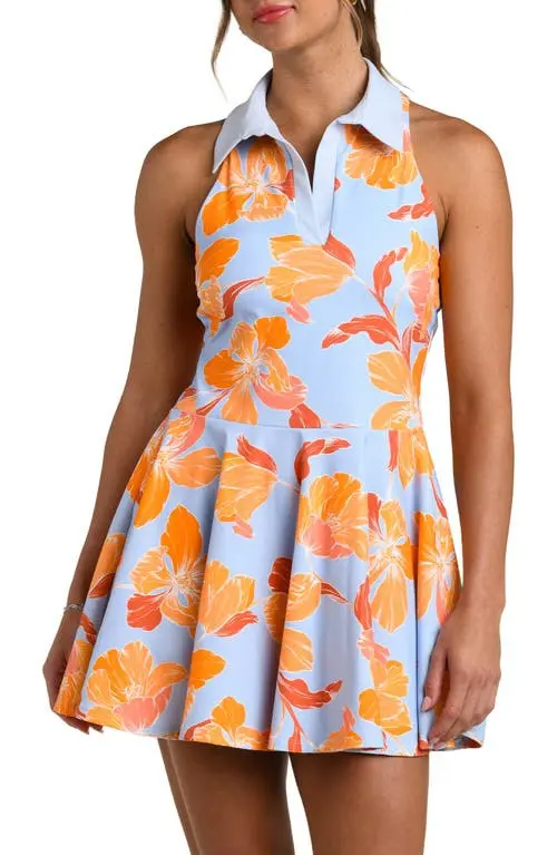 La Blanca Outline Floral Tennis Dress