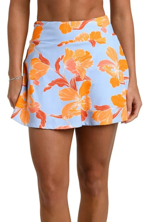 La Blanca Outline Floral Active Skort