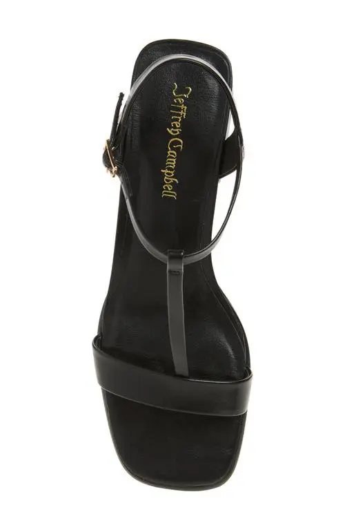 Jeffrey Campbell Austere Ankle Strap Sandal - Black