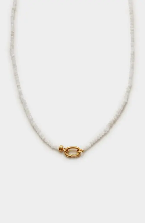 KATIE LOXTON Moonstone Necklace - Gold