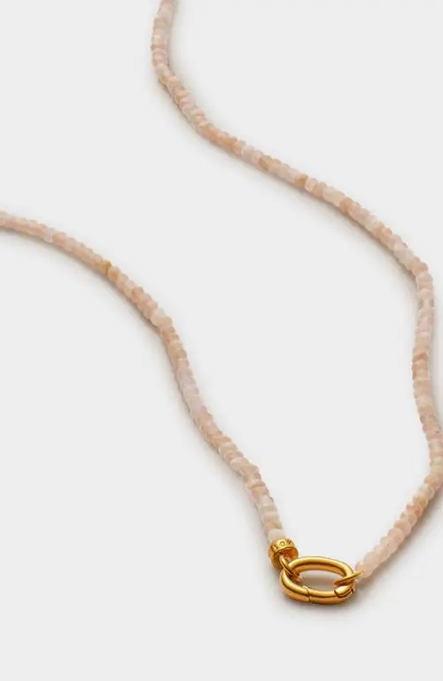 KATIE LOXTON Sunstone Semi-precious Stone Necklace With Clasp