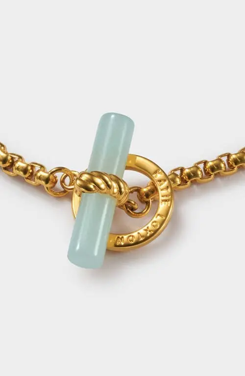 KATIE LOXTON Azura T-bar Bracelet With Amazonite Stone