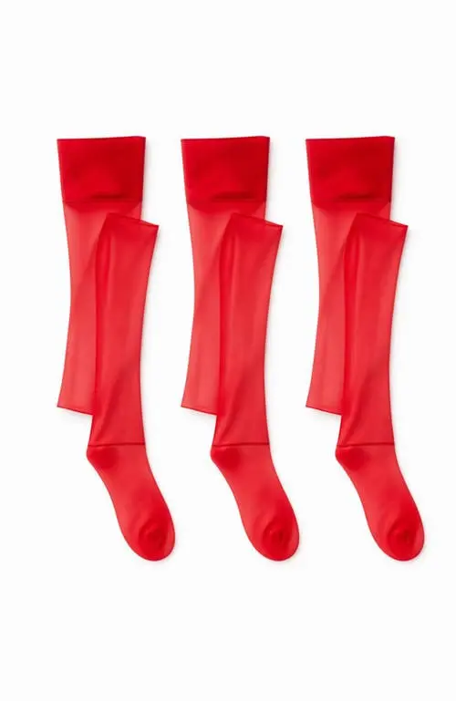 LECHERY® 5-pack Glossy Semi-sheer Opaque Ladder Resistant Party Evening Tights