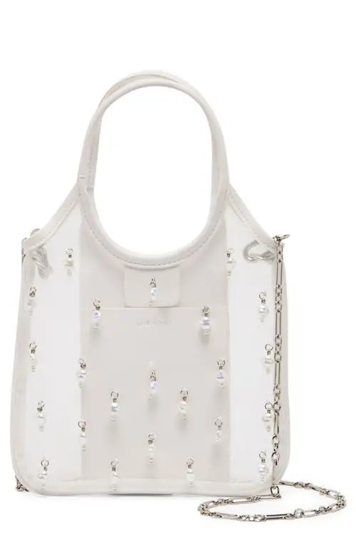 Dolce Vita Sylvene Canvas Crossbody - White