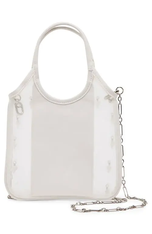 Dolce Vita Sylvene Canvas Crossbody - White