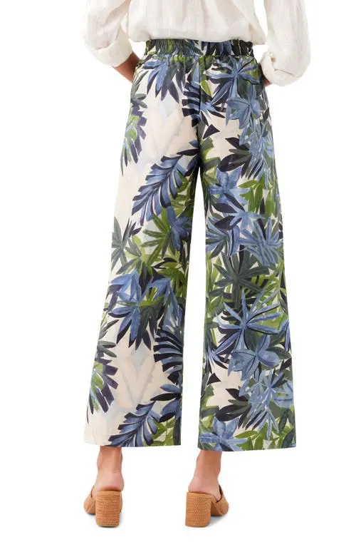 Karen Kane Frond Drawstring Wide Leg Pants