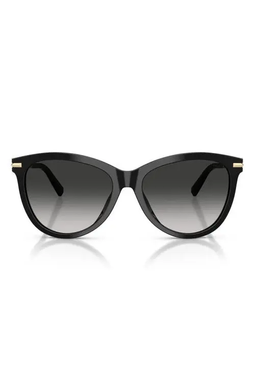 Tiffany & Co. 57mm Gradient Phantos Sunglasses - Black/grey Gradient