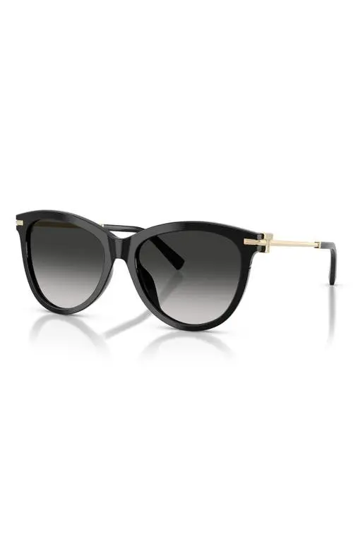 Tiffany & Co. 57mm Gradient Phantos Sunglasses - Black/grey Gradient