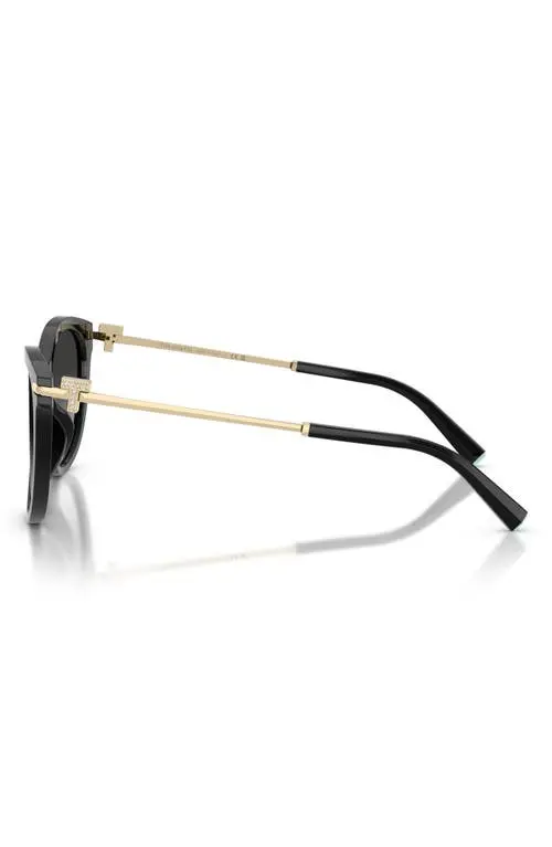 Tiffany & Co. 57mm Gradient Phantos Sunglasses - Black/grey Gradient