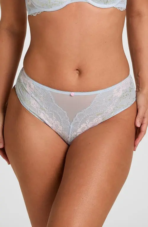 Hunkemoller Miri Lace Panties - Halogen Blue