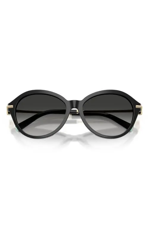 Tiffany & Co. 56mm Gradient Round Sunglasses