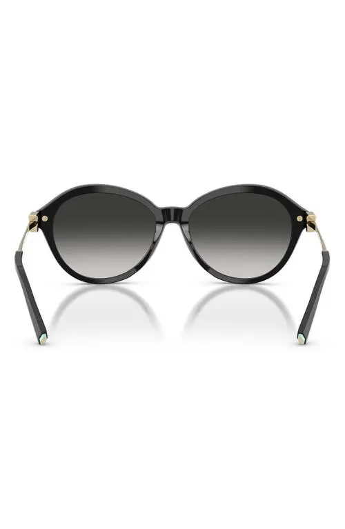 Tiffany & Co. 56mm Gradient Round Sunglasses