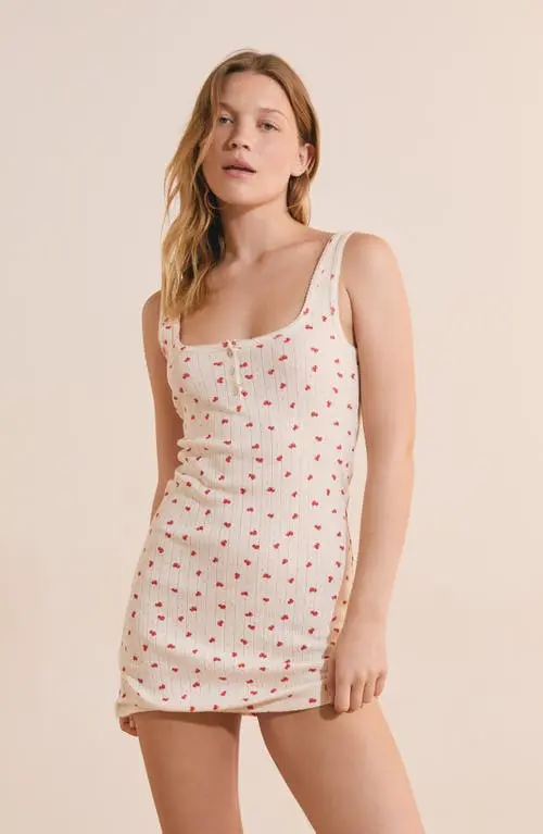 ETAM Katell Pointelle Cotton Nightgown - Linen